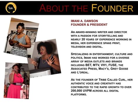 Tribe Called Curl Media Kit Ppt