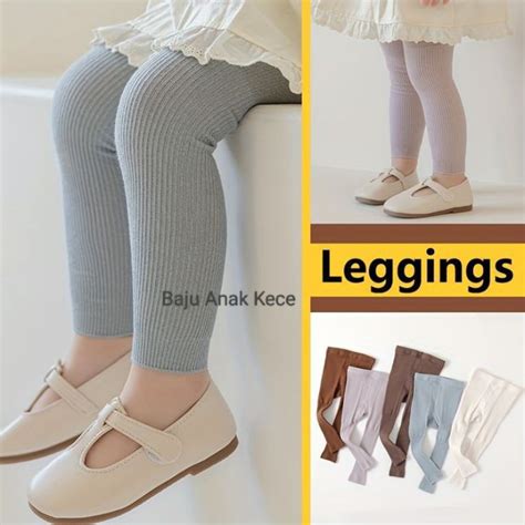 Jual CLRP Celana Legging Rajut Polos Anak Perempuan Usia 0-6 Tahun Leging Rajut Premium Gaya ...