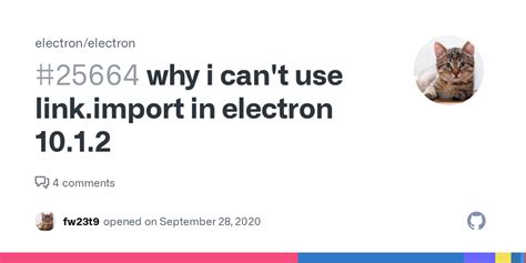 Why I Can T Use Link Import In Electron Issue Electron Electron GitHub