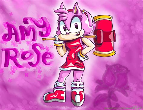 Amy The Rose By Devianluigi On Deviantart