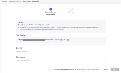 Admin Google Workspace Configuration Guide