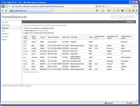 Code On Time Gui Of Web Form Builder Applications
