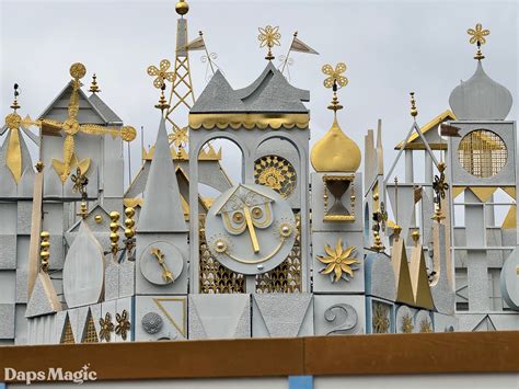 Clock Face Returns To Facade Of Its A Small World At Disneyland