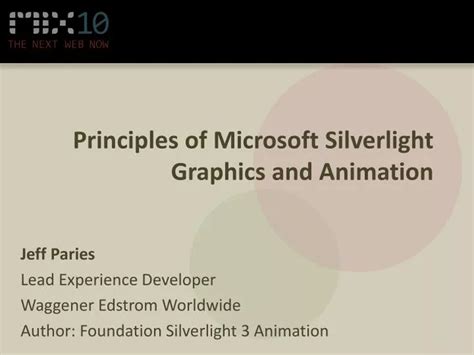 Ppt Principles Of Microsoft Silverlight Graphics And Animation