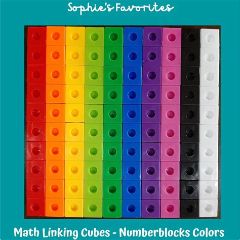 Factory Direct Sales 100pcs 2cm Math Linking Cubes Numberblocks Number Blocks Snap Cube Link