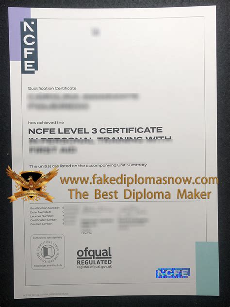 Ways To Get A Fake Ncfe Level 3 Certificate In 60 Minutes