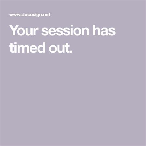 Your Session Has Timed Out In Session Time Out Supportive