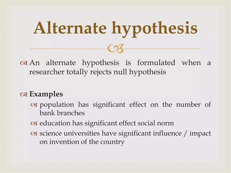 Types Of Hypothesis Advance Research Methodology Pptx