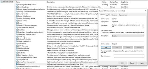 Disable Superfetch Up And Running Inc Tech How Tos