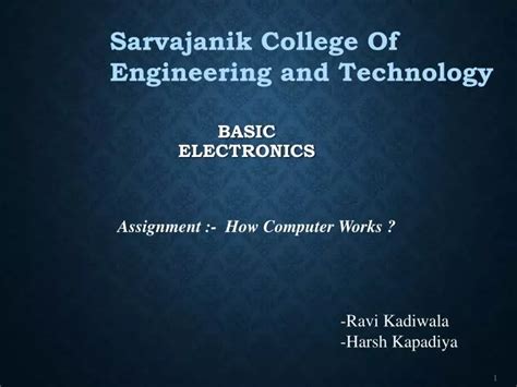 Ppt Basic Electronics Powerpoint Presentation Free Download Id 6241782