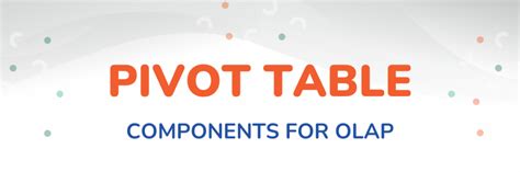 Overview Of Pivot Table Components For Olap • Flexmonster