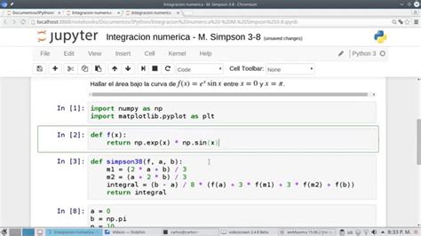 Método De Simpson 38 En Python Youtube