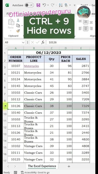 top 10 excel short cuts viral excel trendingshorts new trending
