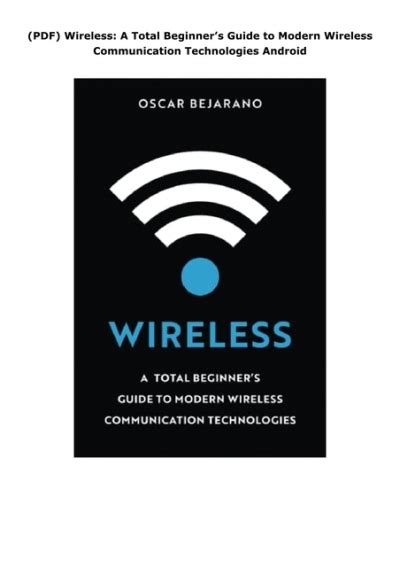 pdf wireless a total beginner s guide to modern wireless