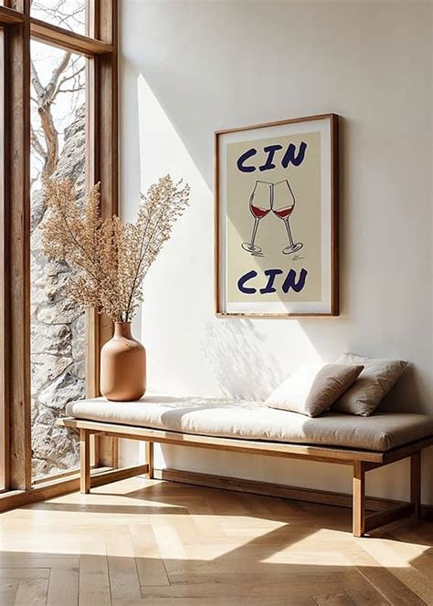 Cin Cin Poster Texttavlor