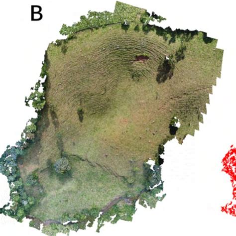 A Tls Point Cloud B Sfm Mvs Point Cloud C Cloud To Cloud Distance