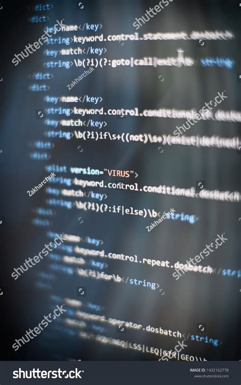 Abstract Computer Script Code Programming Code Stock Photo Shutterstock