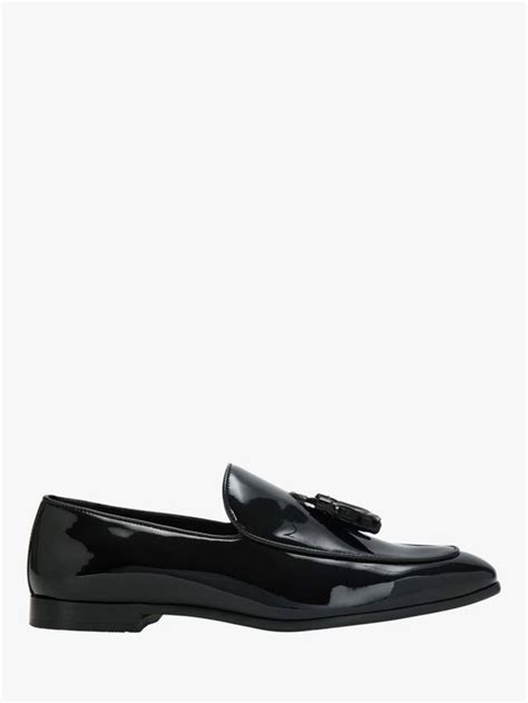Kg Kurt Geiger Curtis Patent Slip On Loafers Black