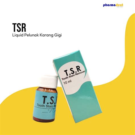 Jual Pharmadent Tsr Tooth Stain Remover Cairan Pelunak Karang Gigi