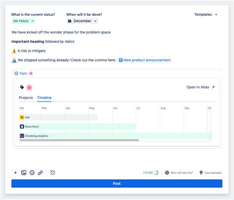 Craft Detailed Status Updates With The Update Composer Platform