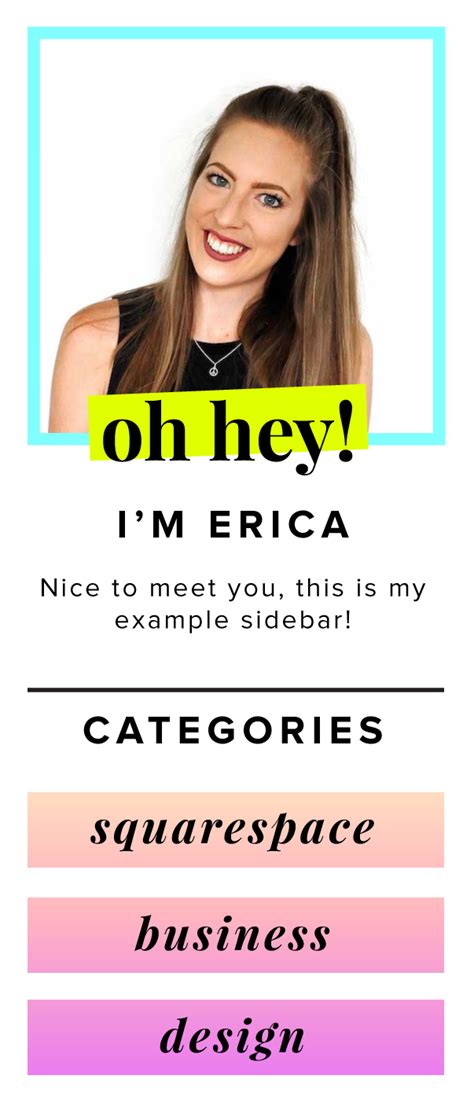 Add A Blog Sidebar To Your Squarespace Site Big Cat Creative Squarespace Templates Resources