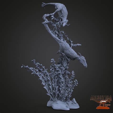 Juvenile Tyrannosaurus Rex Dinosauria Creatures