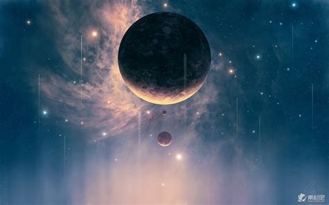 宇宙壁纸太空手机壁纸玄幻大山谷图库