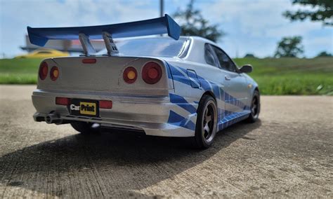 Impresión 3d Rc 110 Nissan Skyline R34 Fast And Furious • Hecho Con