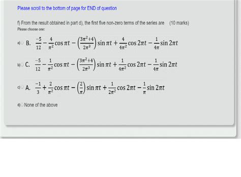 solved the sketch of the following periodic function f t