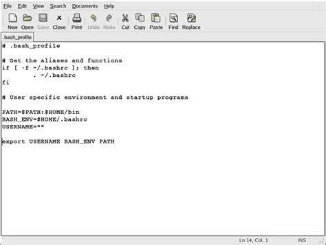 Red Hat Linux 9 Getting Started Guide Editing Text Files
