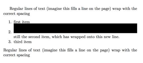 How To Change Line Spacing Inside Not Between Items Of An Enumerate Environment TeX LaTeX