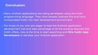 Why you Should use Kotlin for Android Development | PPT