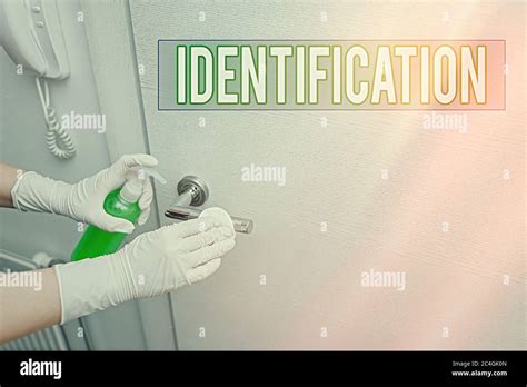 Handwriting Text Identification Conceptual Photo An Action Or Procedure To Identify Someone Or