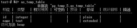 人大金仓数据库kingbasees Create Table As命令介绍金仓查看表结构的语句 Csdn博客