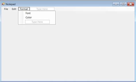 How To Create Notepad In Windows Forms Using C Tutorials Link