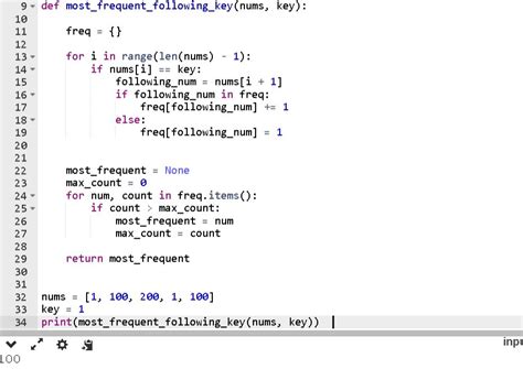 day 82 of python 82 100 challenge number following key manju bashini