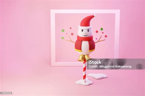 크리스마스 축제를위한 행복한 눈사람 사탕 지팡이 그리고 새해 첫날 3d 일러스트 12월에 대한 스톡 사진 및 기타 이미지