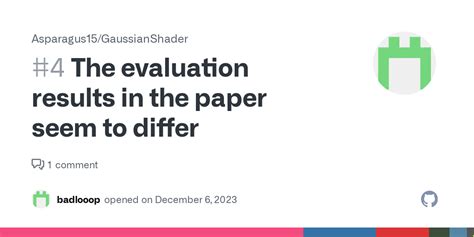 the evaluation results in the paper seem to differ · issue 4