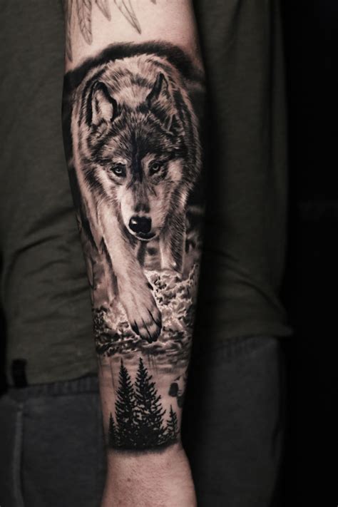 Wolf Hunter Tattoos