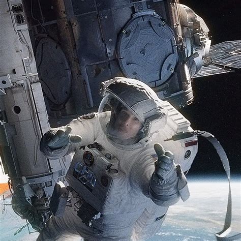 Sandra Bullock Floating Gravity