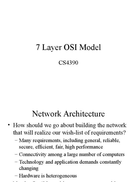 Pdf Introduction To 7 Layer Osi Model Dokumen Tips