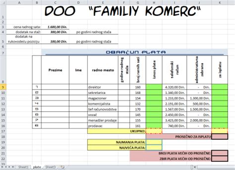 Iir Excel Domaći 2 Настава рачунарства и информатике