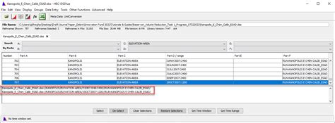 Task 2 Reservoir Volume Reduction Modeling With Outflow Curve Routing Method Elevation Storage