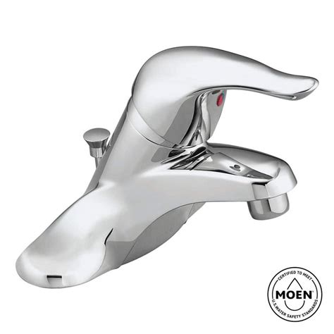 Moen Chateau 4 In Centerset Single Handle Low Arc Bathroom Faucet With