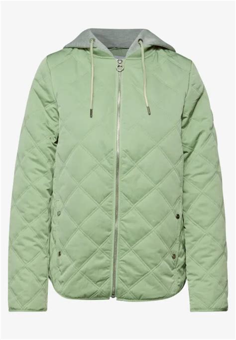 Street One Jacke Mit Abnehmbarer Kapuze Für Damen In Grün Street One