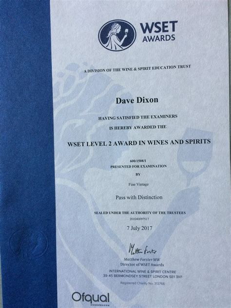 Wine And Then Somm Wset Level 2 Exam The Results Are In