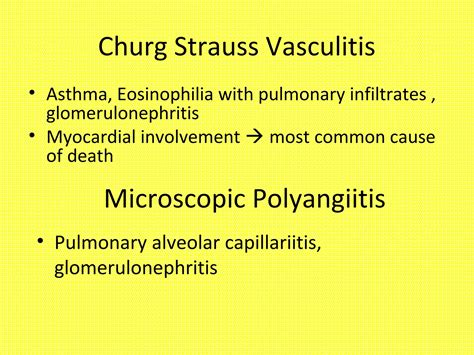 Vasculitis Ppt