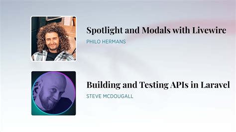 Laravel Meetup 11 Building Apis And Spotlight And Modals With Livewire Youtube