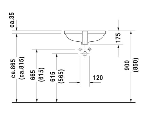 Duravit D Code Under Counter Basin Duravit Undercounter Basins