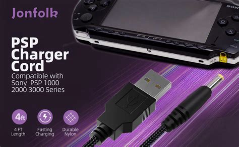 Jonfolk Psp Charger Cablereplacement Psp Playstation Usb Power Cord For Sony Psp Jonfolk Psp Charger Cablereplacement Psp Playstation Usb Power Cord For Sony Psp